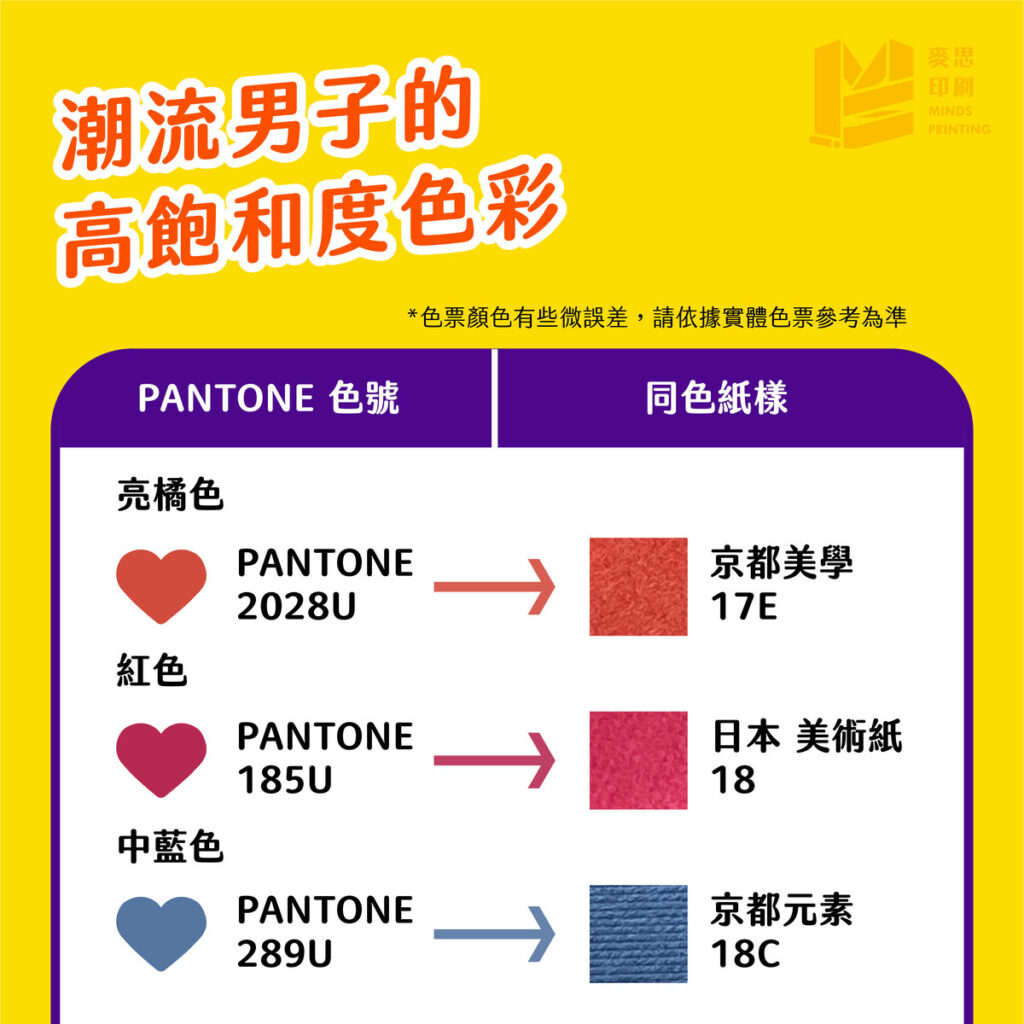 男生最愛3種色系有哪些？ - 麥思印刷整合 MINDS | 紙の專家 | 設計の溝通者 「一站式」